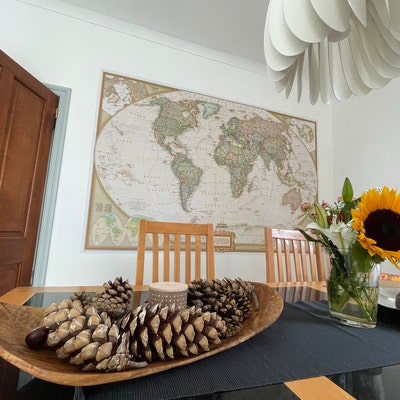 National Geographic Executive World Map Wall Mural Giant Removable ...