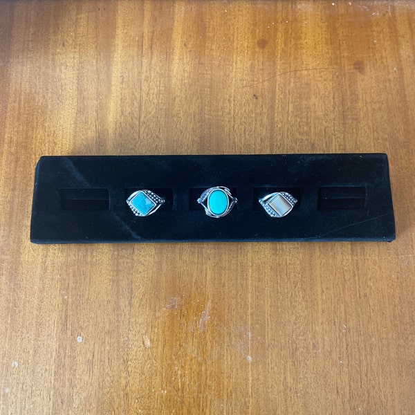 Value Velvet Slanted Ring Display Block for 5 Rings (DRG1195) - Etsy