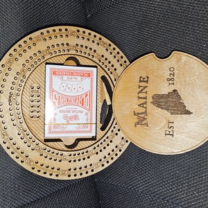 Cribbage Board, With Storage, Round, SVG, Laser Cutting File - Etsy