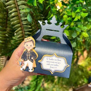 Prince Crown Box SVG, Child Gift Box SVG, Gift Prince Crown Tutorial 3D ...