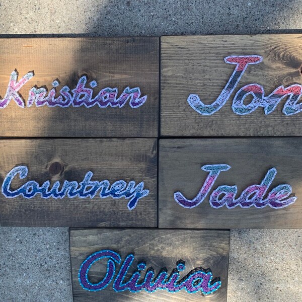 Custom Name String Art, Name String Art, String Art Custom Name, Customized String, Name ...