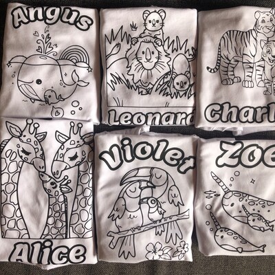 Printable Animal Coloring Pages, Baby Shower Activities, Kids Party ...