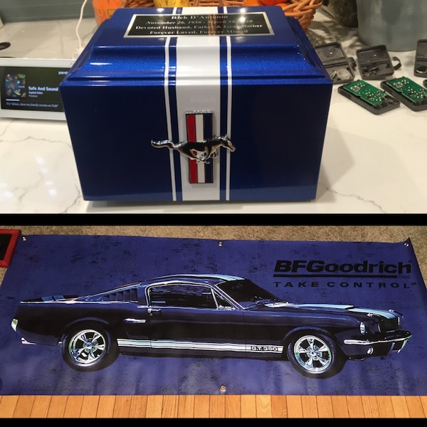222 Ford Mustang Car Funeral Memorial Adult Cremation Urn - Etsy