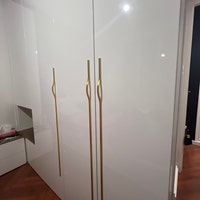 Extra Long Handles,gold/black Handle,drawer Pulls,kitchen Handles ...