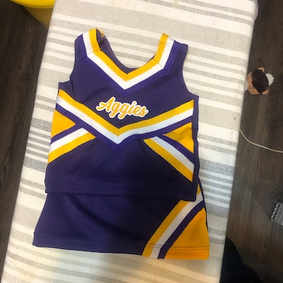 Cheerleader Uniforms Girls Size C4 Toddler Child Cheer Uniforms Spirit ...