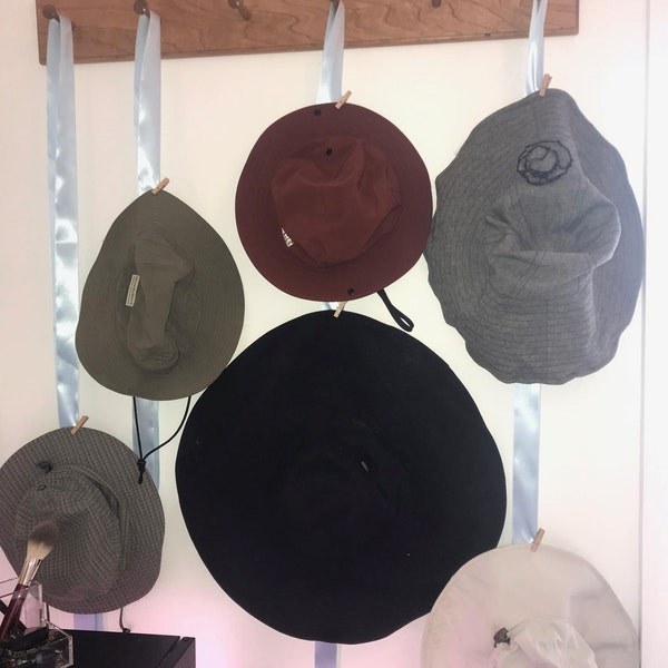 Solid Cherry Shaker Peg Rack - 18 to 58" 3-10 Pegs Handmade in the USA ...