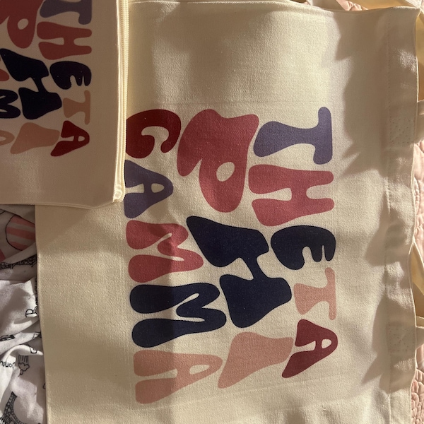 Custom Name College Tote Bag Custom University Gift Graduation Bag for ...