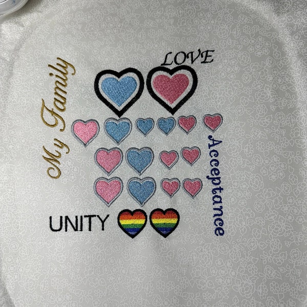 Mini Heart Outline Embroidery Designs, 12 Sizes, Tiny Satin Outline ...