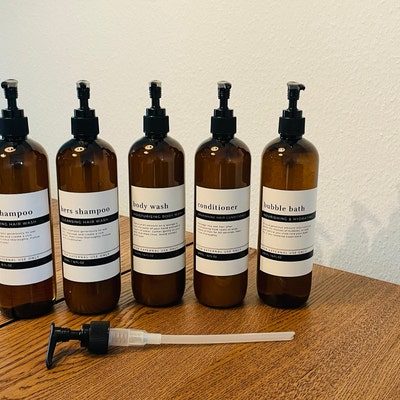 Individual Modern Minimalist Bathroom & Kitchen Bottles W/waterproof ...