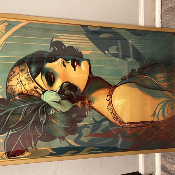 Flapper Girl Art Deco Poster - Portrait Wall Art Print Great Gatsby ...