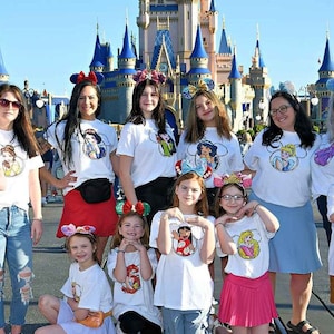 Girls Disneland Trip, Disney Princess Shirts, Disneyland Shirts for Women, Disney Girls Squad T ...