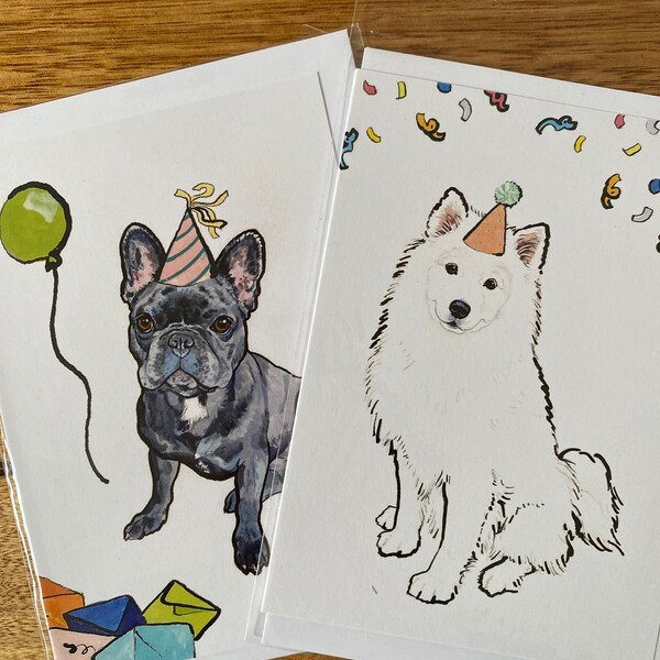 Personalised Samoyed Card - Etsy