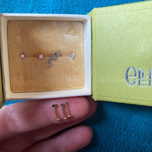 1.5mm Super TINY DISC Threadless Stainless Steel Piercing Tragus ...