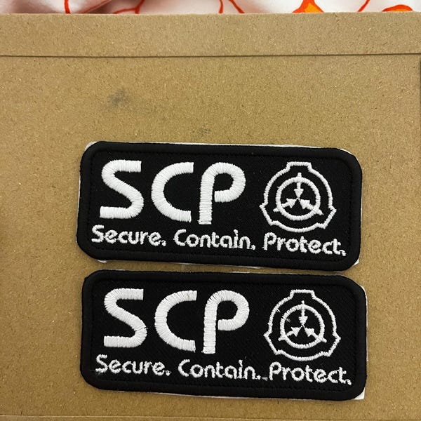 SCP Foundation Patch 3.25 Inch (~7.9cm) - Etsy