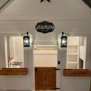 Personalized Playhouse Sign, Custom Name Metal Sign, Treehouse Sign ...