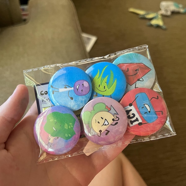BFDI Battle for Battle for Dream Island Bfb Tpot Object Show Pins - Etsy