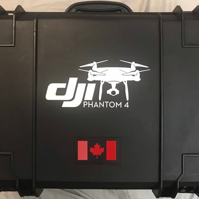 DJI Phantom 4 Case & Vehicle Decal Sticker Quadcopter UAV - Etsy