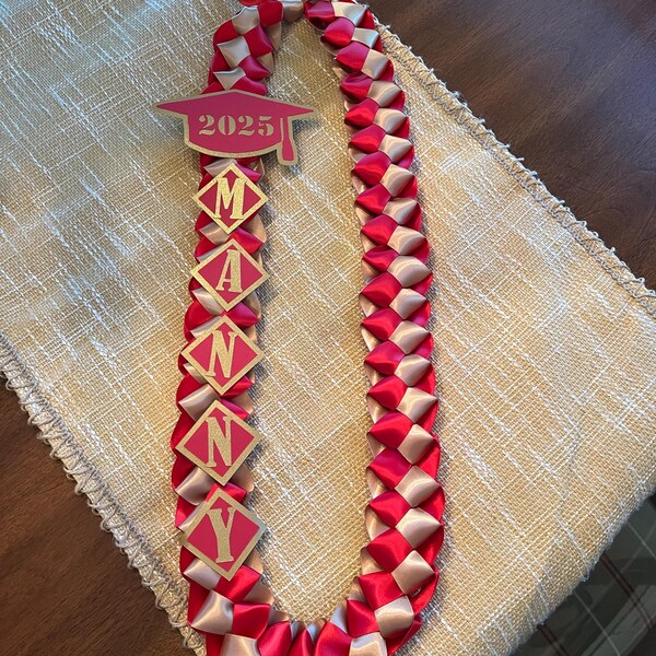 Graduation Lei 2025 Personalized/ Sash - Etsy
