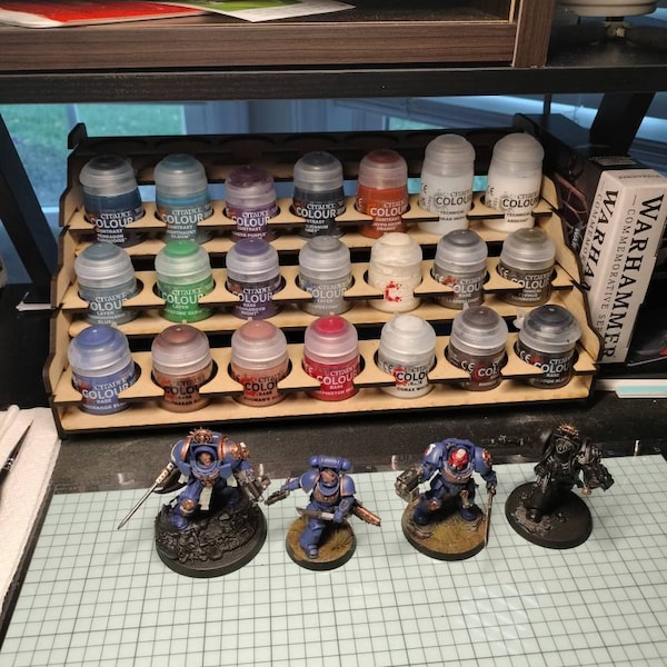 28 Pot Gw/citadel Modular Paint Rack - Etsy