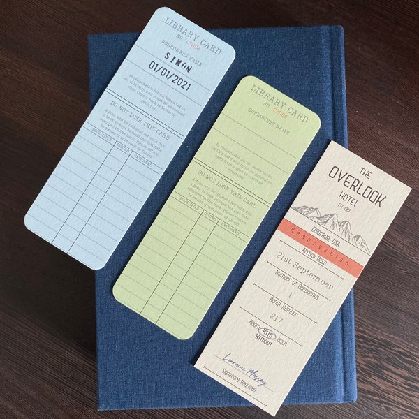 The Shining Bookmark, Stephen King Horror Bookmarks, Overlook Hotel ...