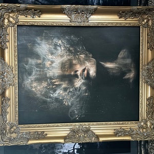 Enchanted Forest Firefly Art Print Botanical Wall Art, Landscape Canvas ...