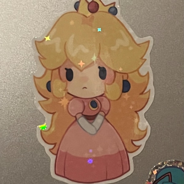 Paper Mario TTYD Peach Vivian Boo Laminated Sticker Set - Etsy