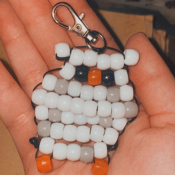 Black White Rainbow Boondoggle Keychain | Shiny Corkscrew Rexlace ...