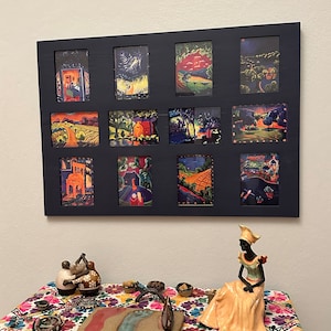 Collage Multiple Opening Picture Frame With 12 Large Wallets 2-1/2x3-1/ ...