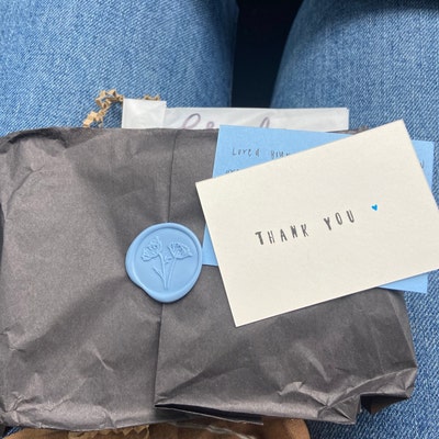 Hand Torn Place Cards and Chiffon Ribbon, Deckle Edge Place Cards With ...