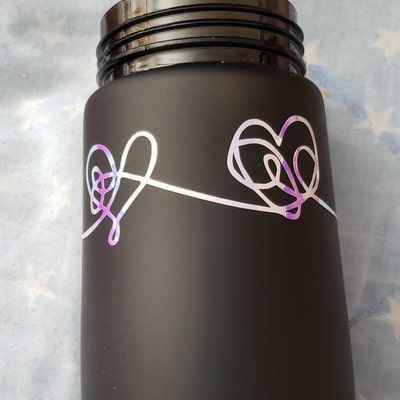 BTS LY: Answer Hearts White Opal Holographic Decal Small BTS ...