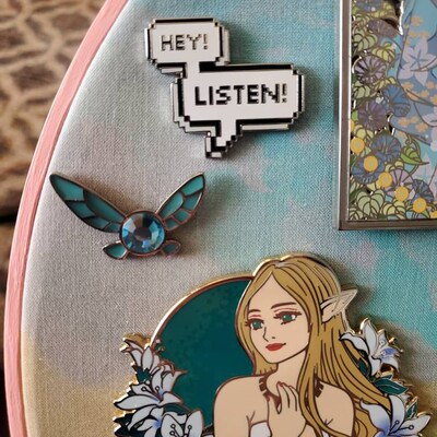 The Legend of Zelda Hey Listen Navi Pin Set - Etsy