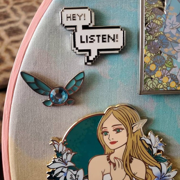 The Legend of Zelda - Hey Listen! Navi Pin Set! - Etsy