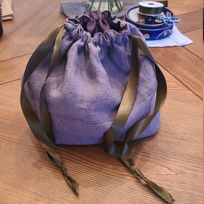 PATTERN, Drawstring Bag, Knitting Bag, PDF Sewing Pattern, Project Bag ...