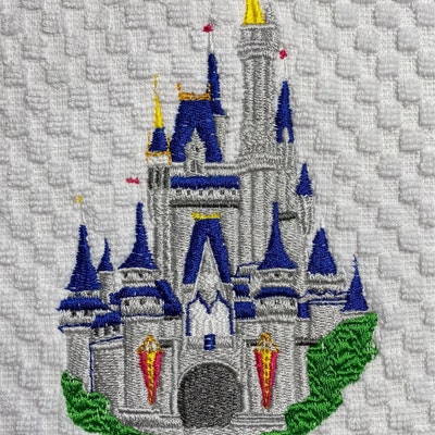 Castle Embroidery Design Files - Etsy