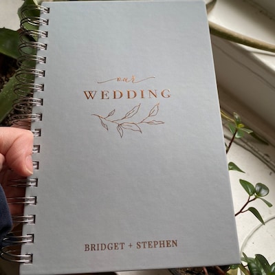 Our Wedding Planner Book / Floral Custom Wedding Planner / - Etsy