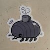 Bug With a Mug Sticker / Rolly Polly / Cute Bug Sticker / Isopod ...