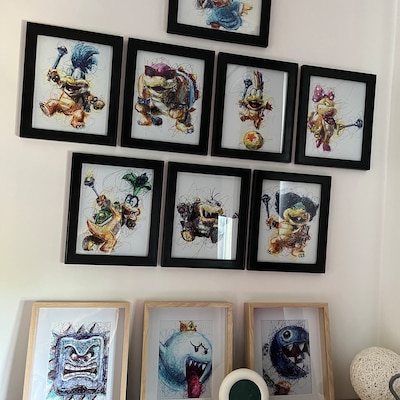 Freddy Fazbear Ballpoint Pen Print, Five Nights at Freddy's Art Poster ...