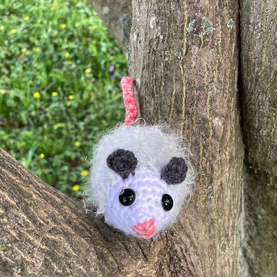Crochet Pattern: Baby Opossum Amigurumi Plushie Mini Possum Plush Toy ...