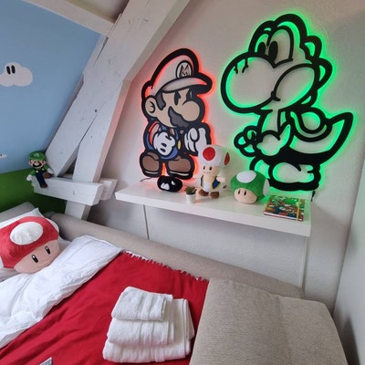 Metroid Samus Led Sign Wall Art Decor Glow in the Dark Wall - Etsy