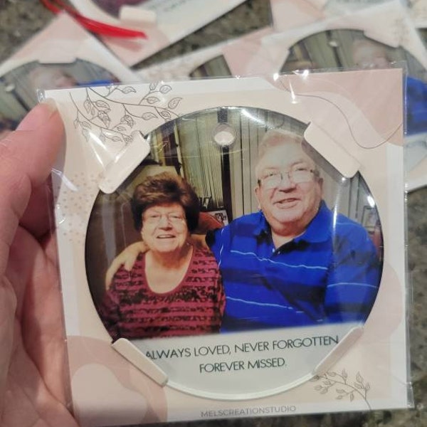 In Loving Memory Of, Acrylic Magnet, Loss Father, Memorial Fridge ...