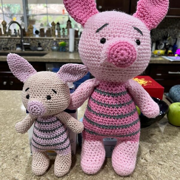 Piglet Crochet Pattern – Pig Amigurumi Pattern, Digital PDF Files ...