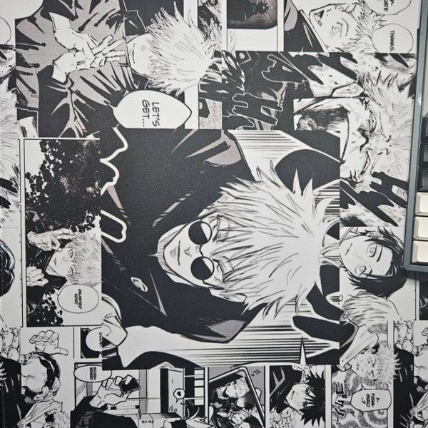 JJK Manga Panel Desk Mats - Etsy