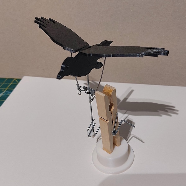 Raven Peg Automaton Kit - Etsy