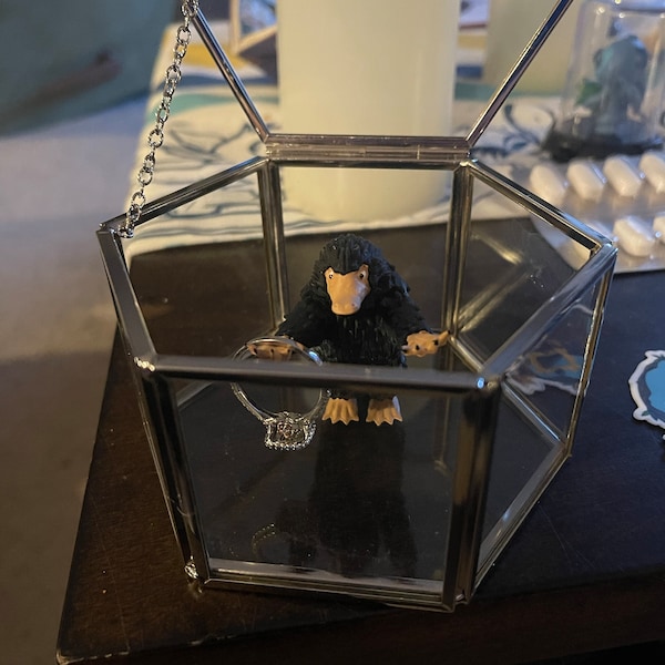 Fantasy Wedding Ring Box/ Geek Proposal Box/ Nerd Engagement Ring Box ...