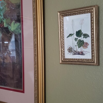 Eclectic Picture Frames Colorful Ridges Funky Decor Vintage Lime Green ...