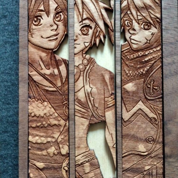 Custom Wooden Chrono Cross Menu Screen With Characters You Can Pick - Etsy