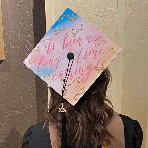 AKA Graduation Cap | PRINTED Grad Cap Design | Alpha Kappa Alpha ...