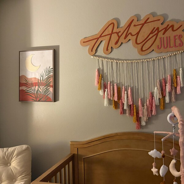 Nursery Name Neon Sign, Custom Neon, Teen Neon Name Sign, Kids Neon ...