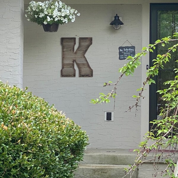 24" Reclaimed Letter. A to Z. 0 to 9. Rustic Letter. Marquee Letter ...