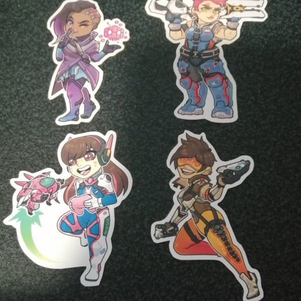 Overwatch Vinyl Stickers - Etsy